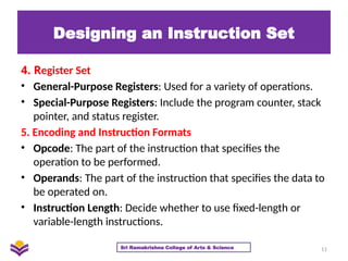 INSTRUCTION PROCESSOR DESIGN Computer system architecture | PPTX