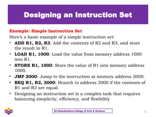 INSTRUCTION PROCESSOR DESIGN Computer system architecture | PPTX
