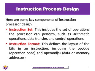 INSTRUCTION PROCESSOR DESIGN Computer system architecture | PPTX