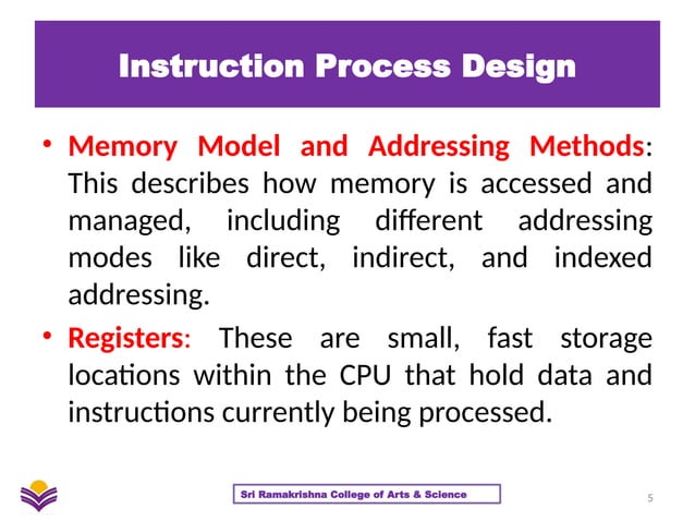 INSTRUCTION PROCESSOR DESIGN Computer system architecture | PPTX