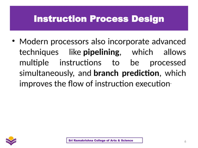 INSTRUCTION PROCESSOR DESIGN Computer system architecture | PPTX