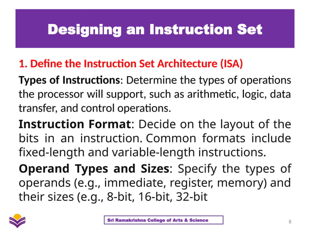 INSTRUCTION PROCESSOR DESIGN Computer system architecture | PPTX