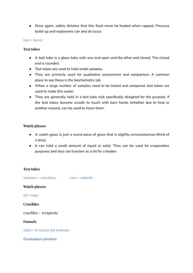 Unit 5 - Common lab injuries | PDF