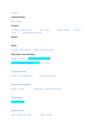 Unit 5 - Common lab injuries | PDF