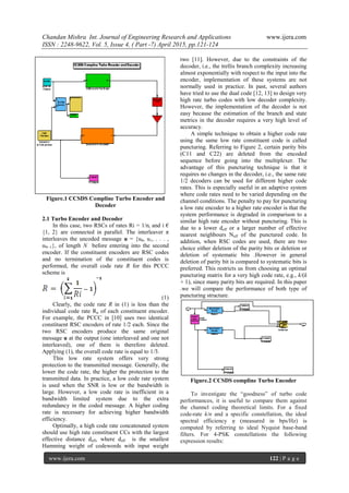 Simulation of Turbo Convolutional Codes for Deep Space Mission | PDF