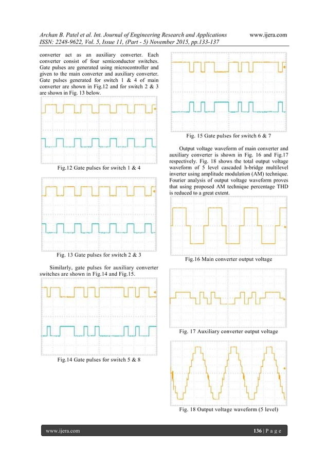 Two Level and Five Level Cascaded H-bridge Inverter Structure with Amplitude Modulation (AM ...