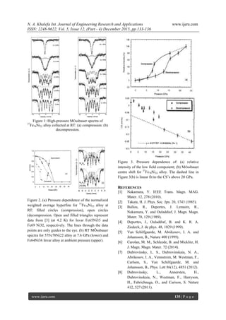 Study the Magnetic Properties of Invar Alloys by Using High Pressure ...