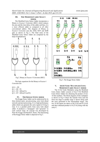 Verilog Implementation of an Efficient Multiplier Using Vedic ...