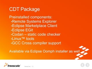 Whats new in CDT in Mars Release | PPT