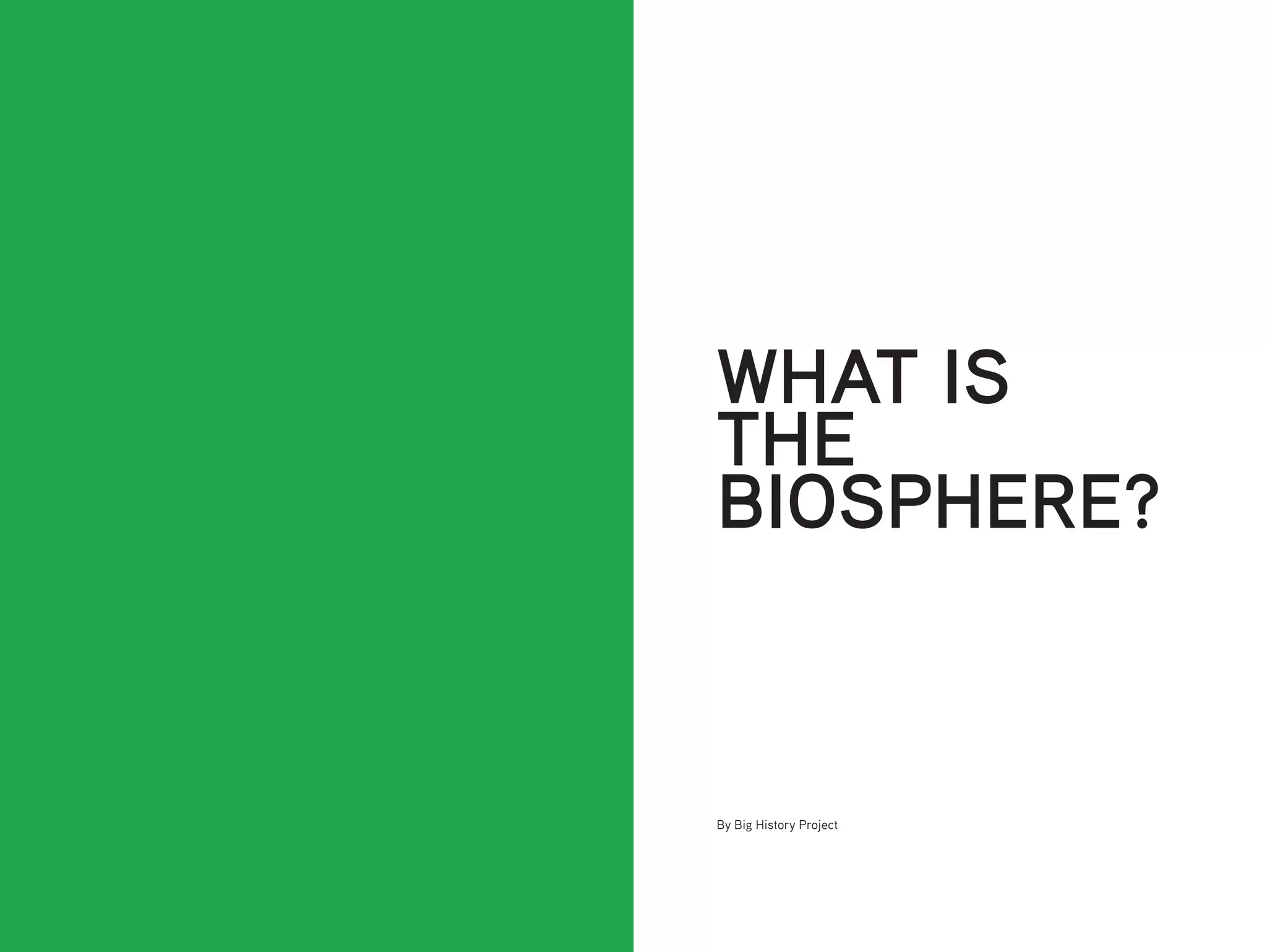 Unit 5: What Is The Biosphere? | PDF