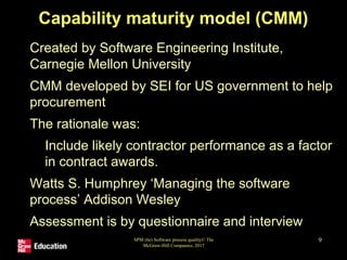 Chapter 13 Software Process Quality | PDF