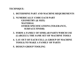 Unit 5 Group Technology in Computer Aided Design | PPT