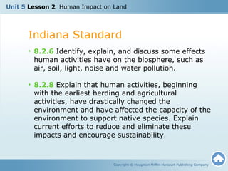 U5 L2 Human Impact on Land | PPT