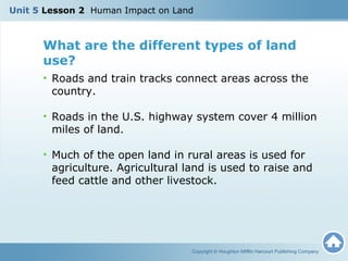 U5 L2 Human Impact on Land | PPT