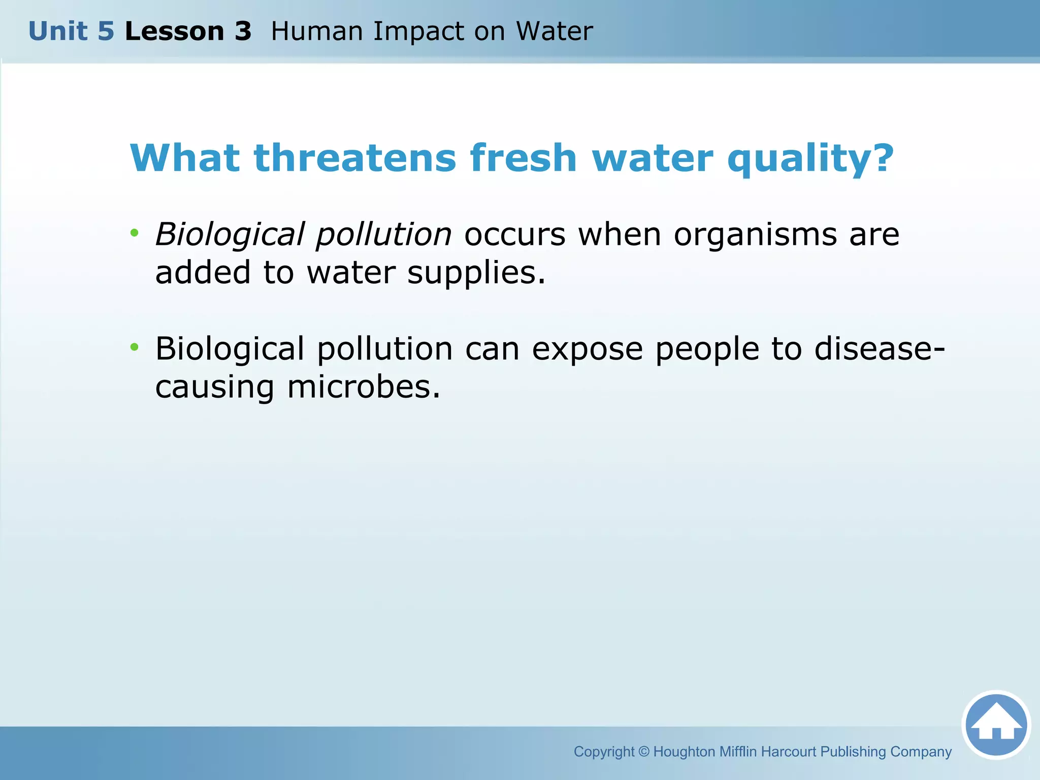 U5 L3 Human Impact on Water | PPT