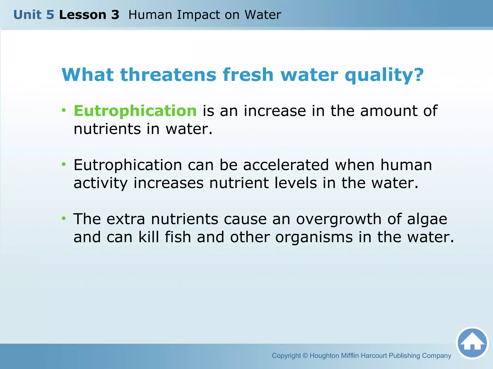 U5 L3 Human Impact on Water | PPT