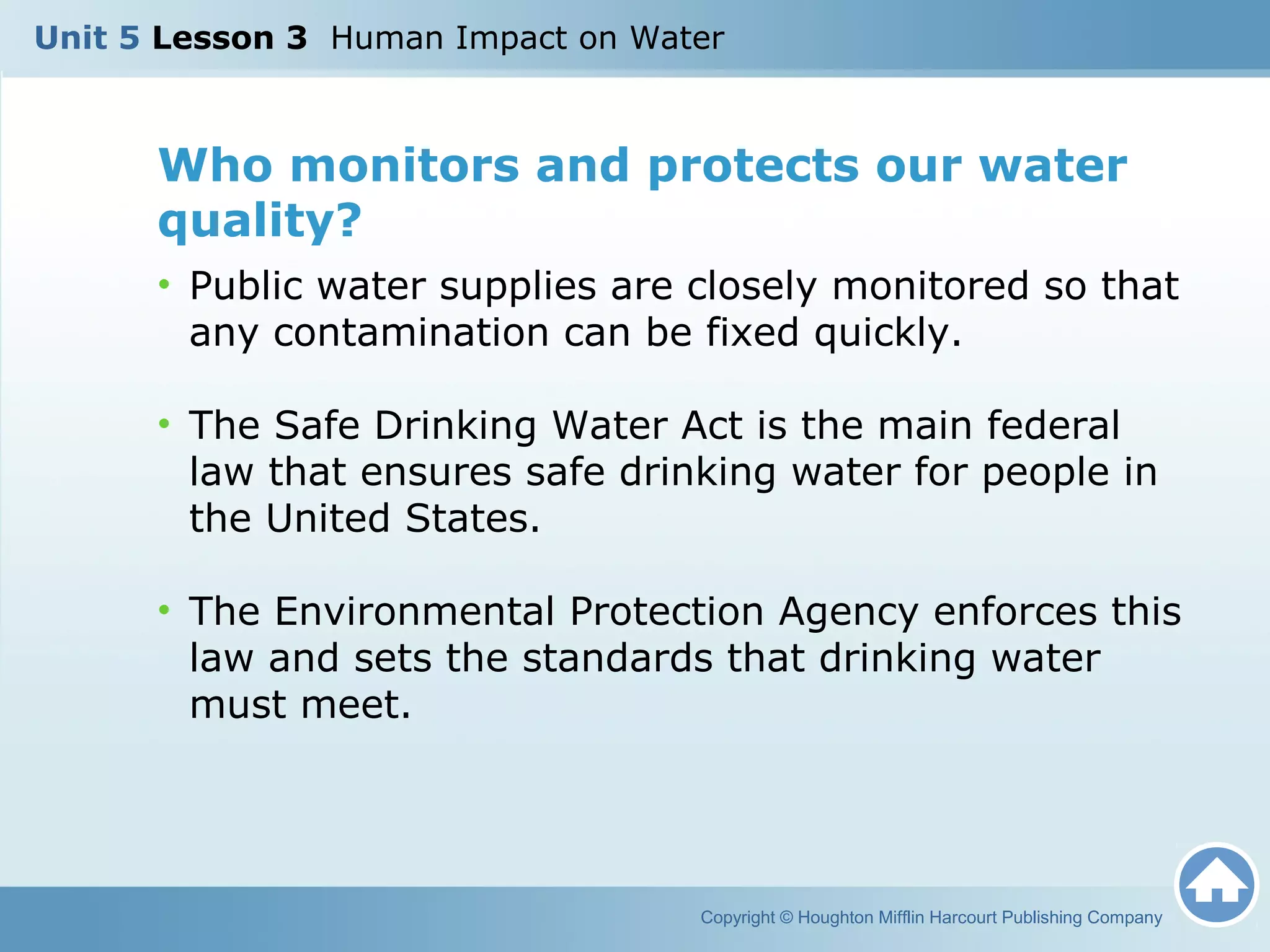 U5 L3 Human Impact on Water | PPT