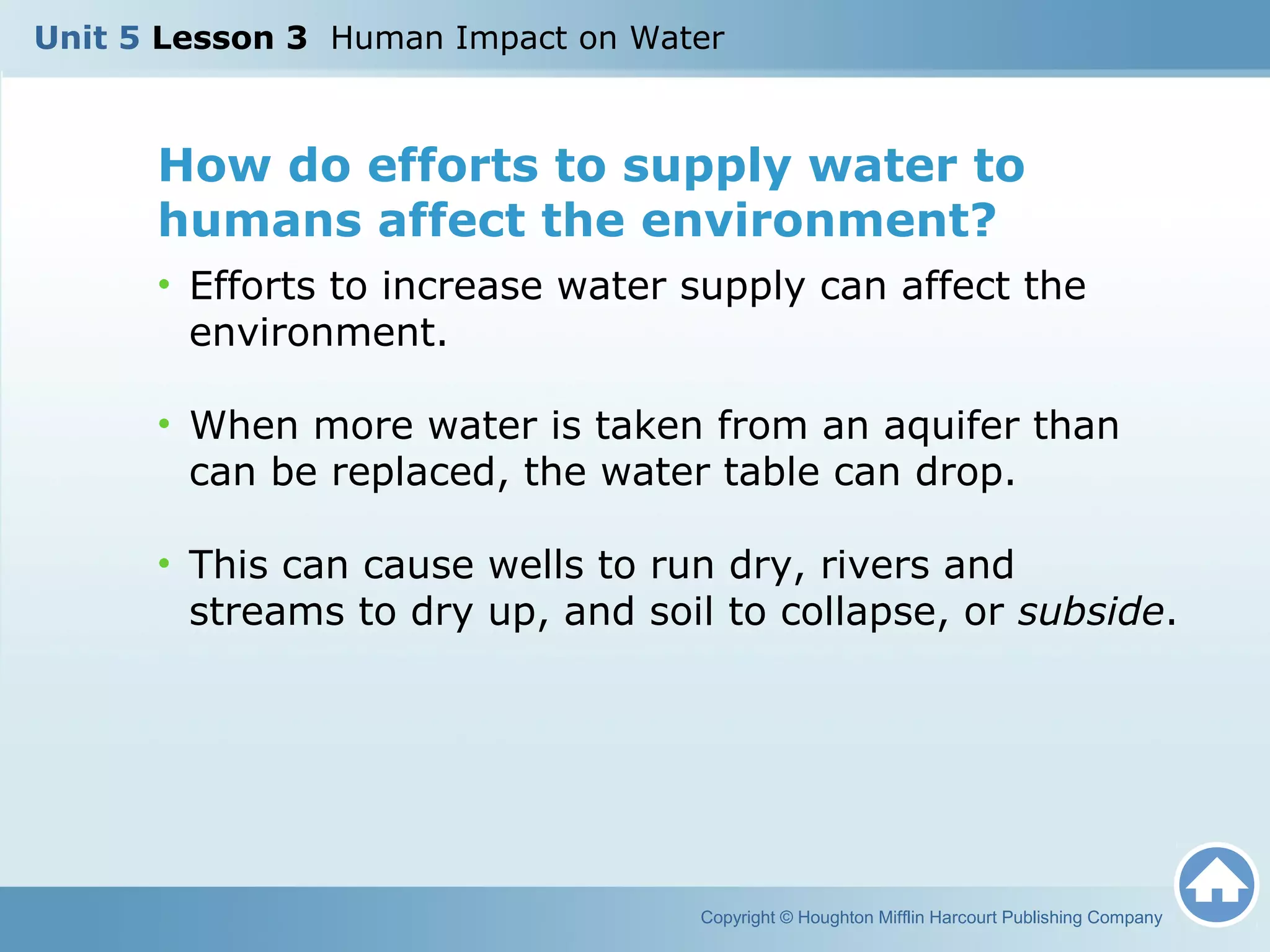 U5 L3 Human Impact on Water | PPT