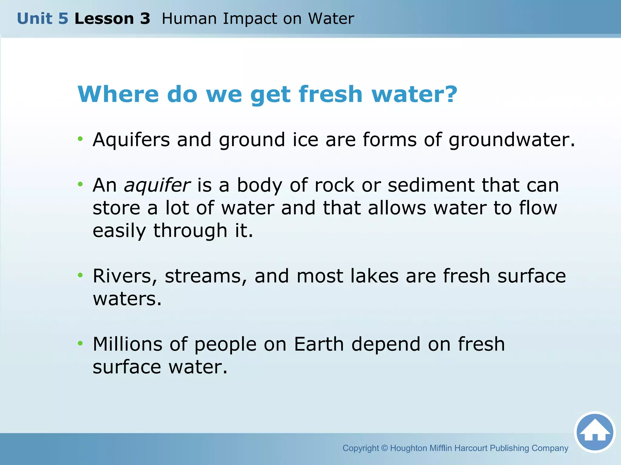 U5 L3 Human Impact on Water | PPT