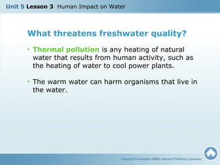 U5 L3 Human Impact on Water | PPT
