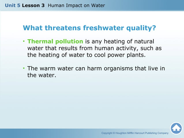 U5 L3 Human Impact on Water | PPT | Science