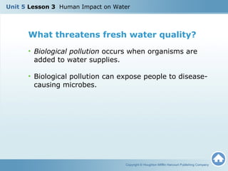 U5 L3 Human Impact on Water | PPT