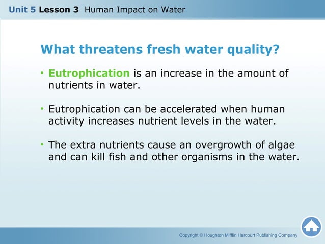 U5 L3 Human Impact on Water | PPT | Science