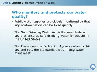 U5 L3 Human Impact on Water | PPT
