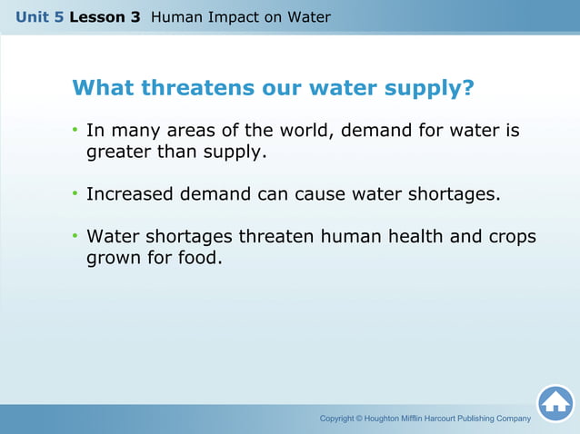U5 L3 Human Impact on Water | PPT | Science