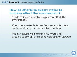 U5 L3 Human Impact on Water | PPT
