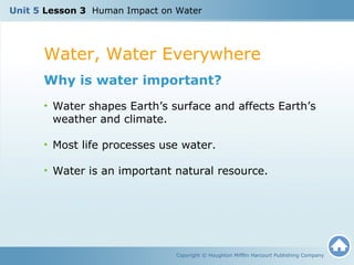 U5 L3 Human Impact on Water | PPT