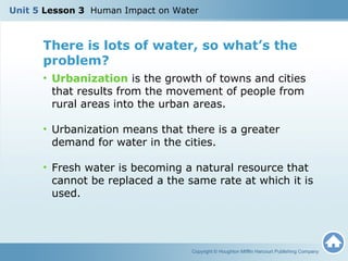 U5 L3 Human Impact on Water | PPT