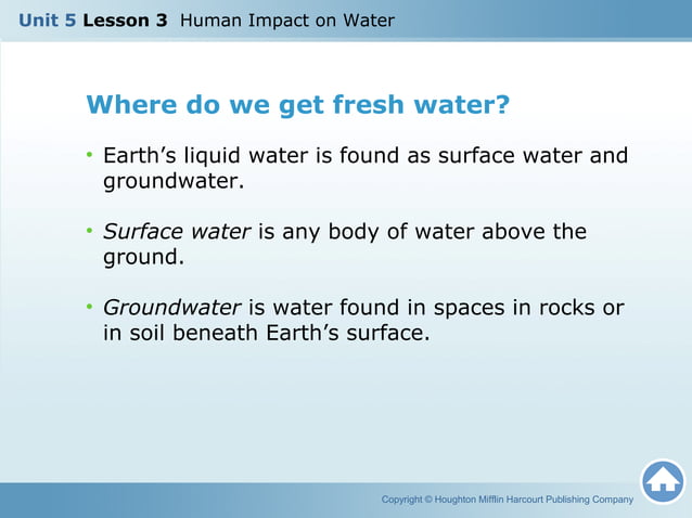 U5 L3 Human Impact on Water | PPT | Science