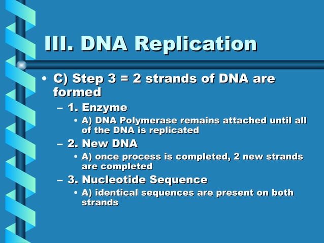 genetic lesson dna and rna replication and its details | PPT