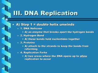 genetic lesson dna and rna replication and its details | PPT