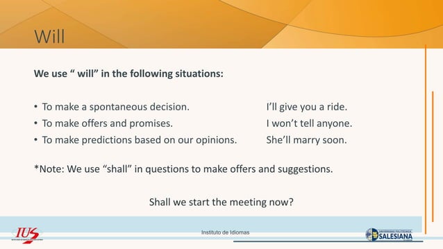 U5 LA Future forms/ CLASE DE INGLES.pptx