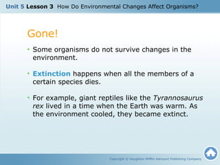 U 5 lesson 3 integrado e.s. environmental changes | PPT