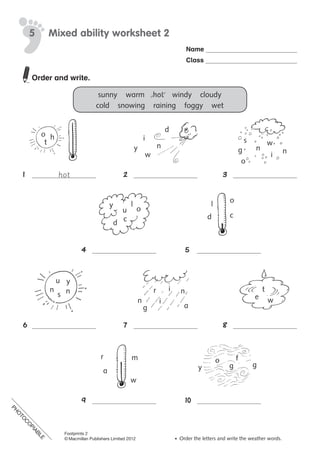 U5 mixedability2 | PDF | Weather | Science