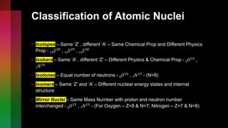 Physics - Basics of Nuclear Physics for Allied students | PPTX ...