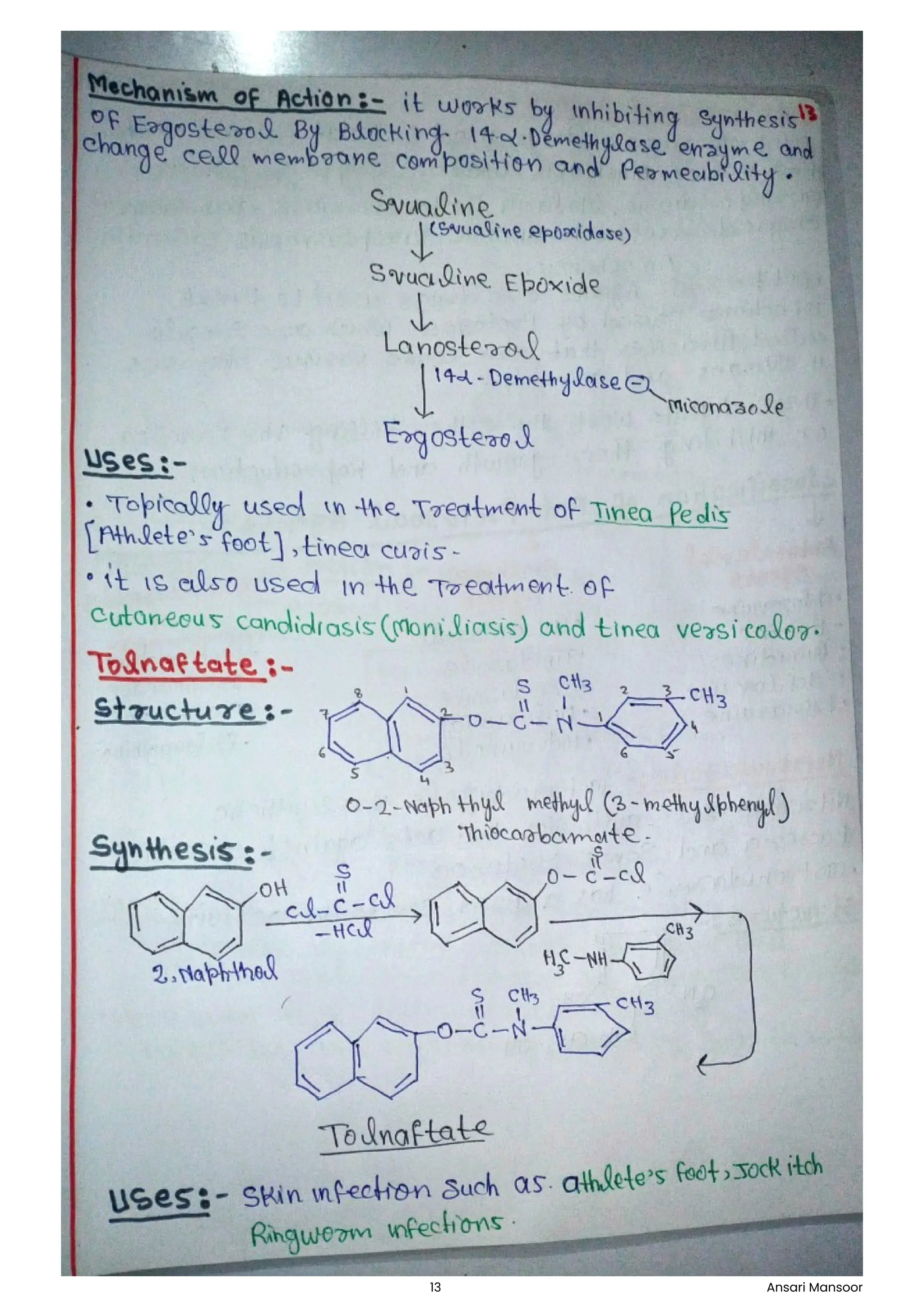 U_5rth.Medicinal Chemistry 3rd .B.pharm 6th sem AKTU By Mansoor Ansari.pdf