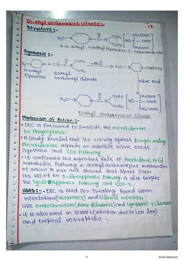 U_5rth.Medicinal Chemistry 3rd .B.pharm 6th sem AKTU By Mansoor Ansari.pdf