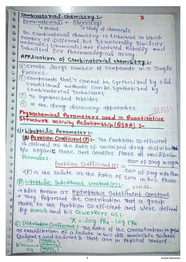 U_5rth.Medicinal Chemistry 3rd .B.pharm 6th sem AKTU By Mansoor Ansari.pdf