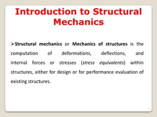 Structural Mechanics - lec 1 | PPTX