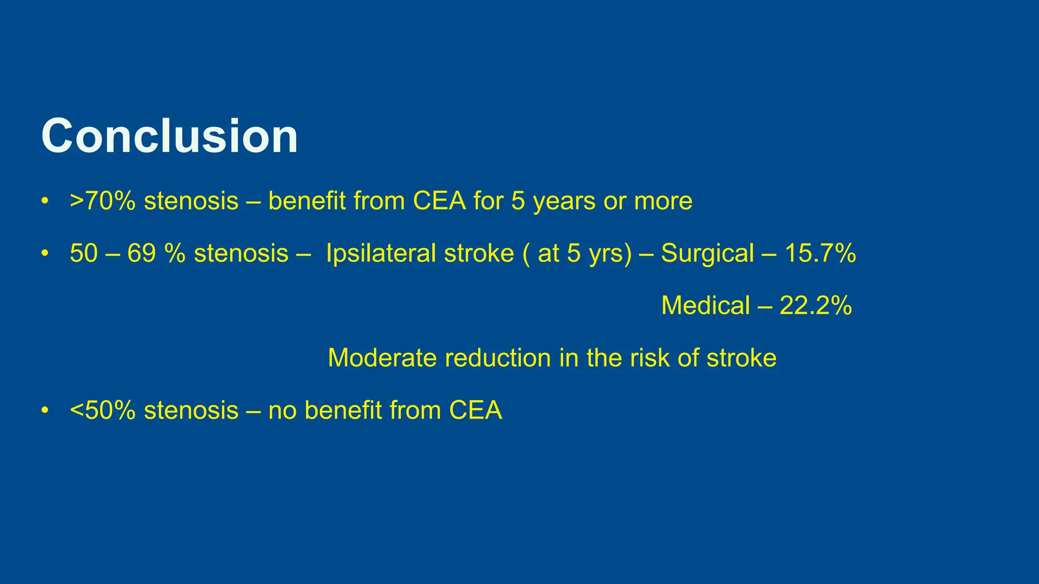 CREST & NASCET trials on Carotid Artery Disease pptx | PPT