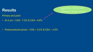 CREST & NASCET trials on Carotid Artery Disease pptx | PPTX