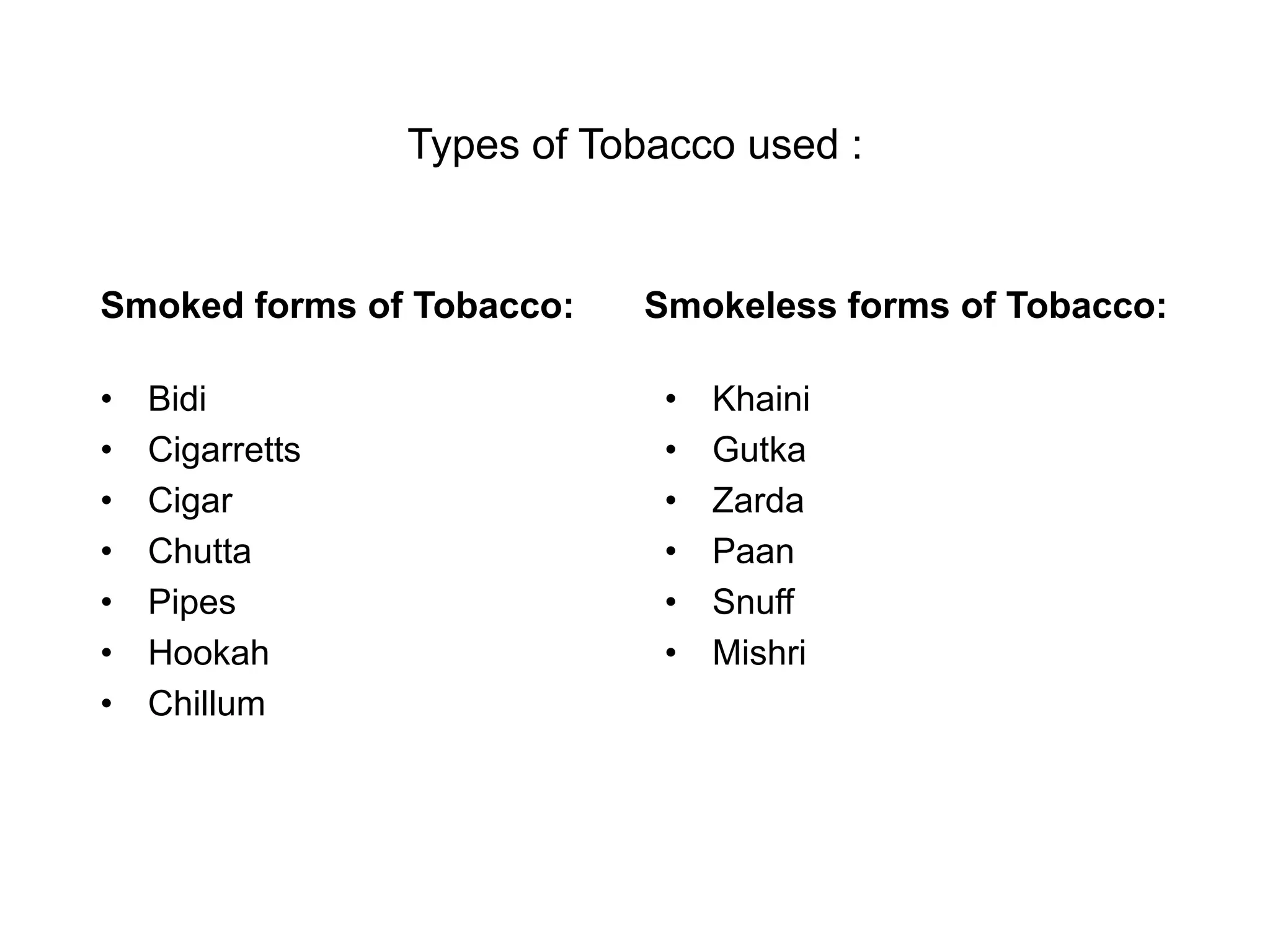 Tobacco_and_cancer - epidemiology, types of cancer caused, management ...