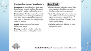 U5 w4 journey to the center of the earth | PPT