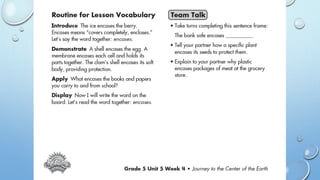 U5 w4 journey to the center of the earth | PPT