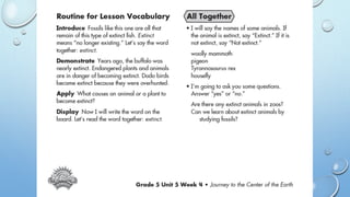 U5 w4 journey to the center of the earth | PPT
