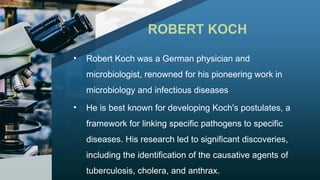 History and scope of microbiology general microbiology | PPTX